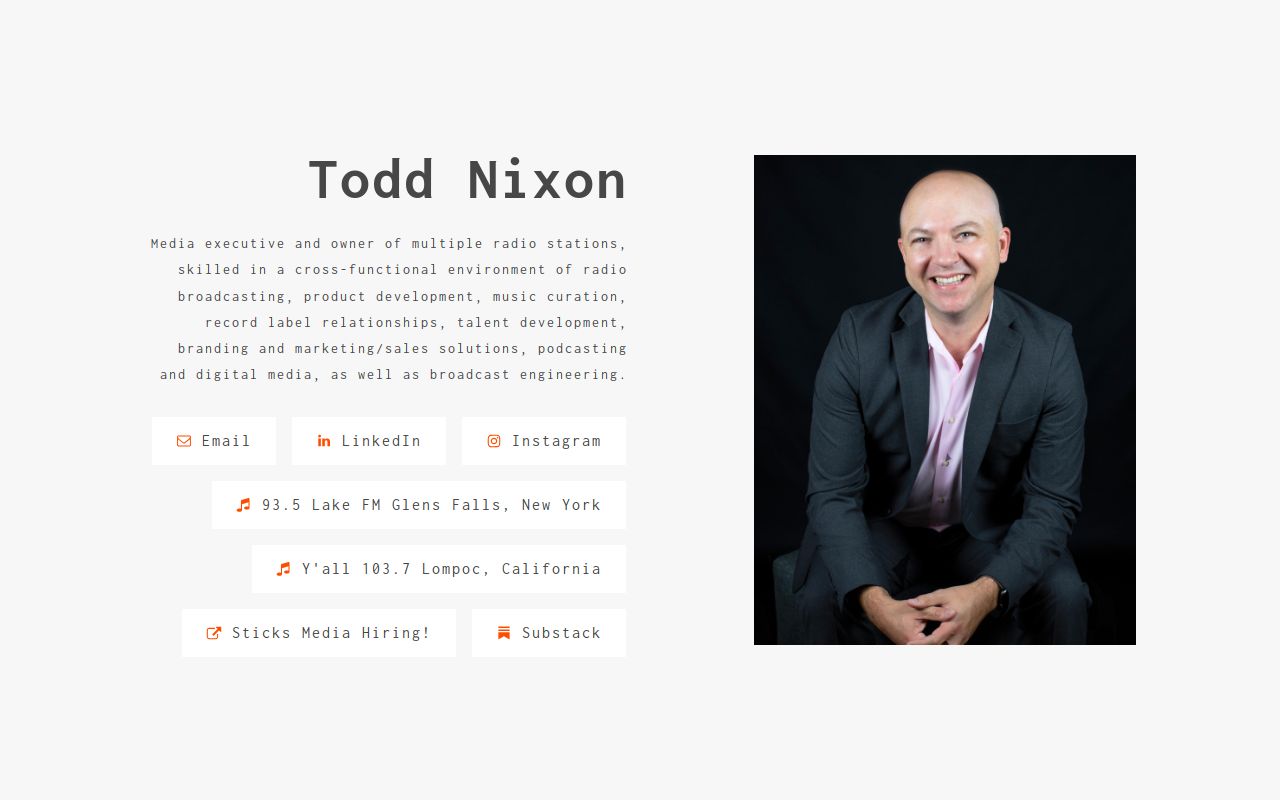 ToddNixon.com | @RadioTodd